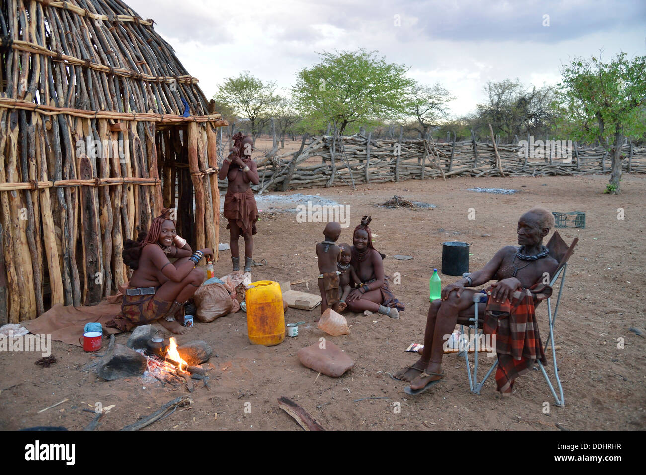 Himba men hi-res stock photography and images - Alamy