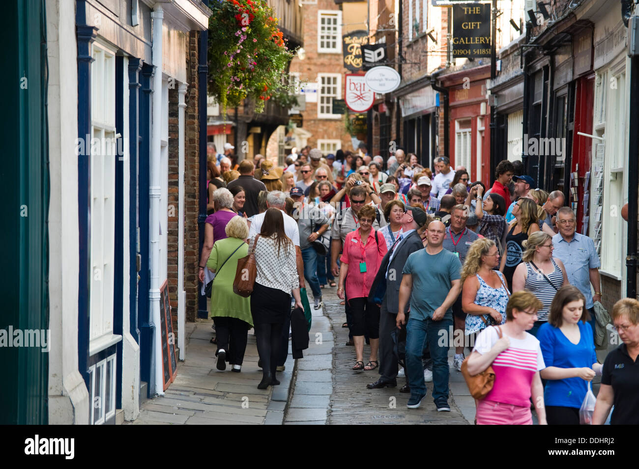 Tourists walking shambles hi-res stock photography and images - Alamy