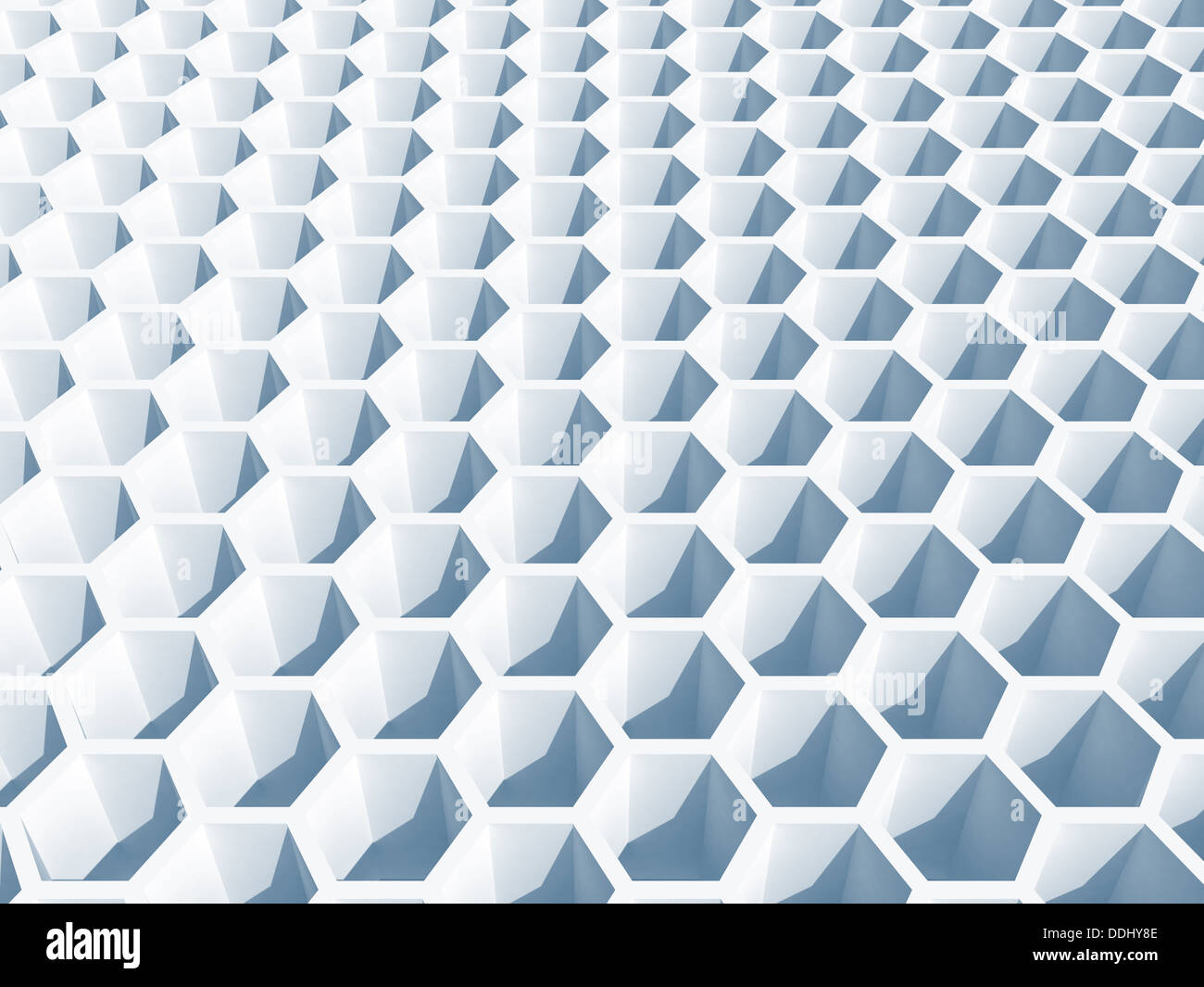 Light blue honeycomb surface. 3d illustration, background texture Stock ...