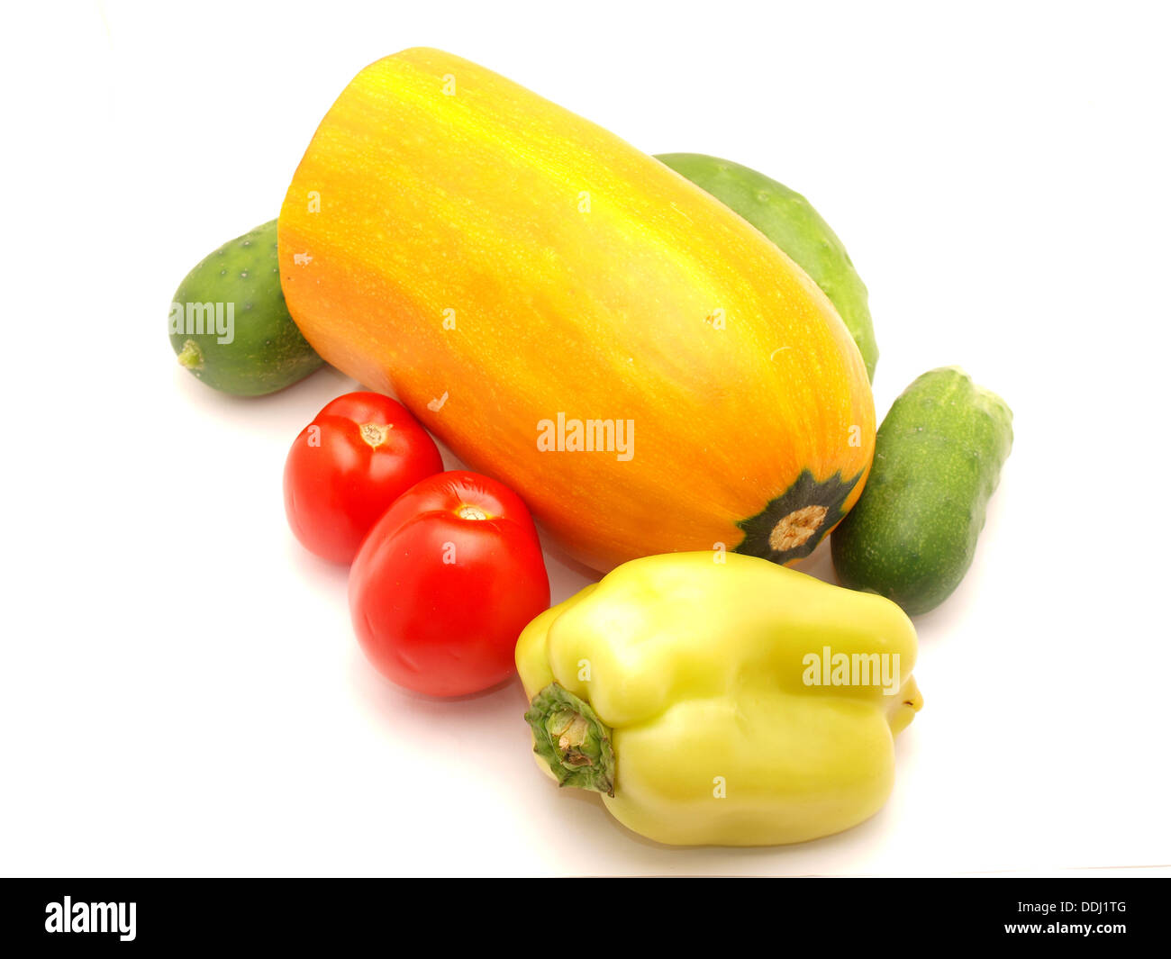 Vegetables on a white background Stock Photo - Alamy