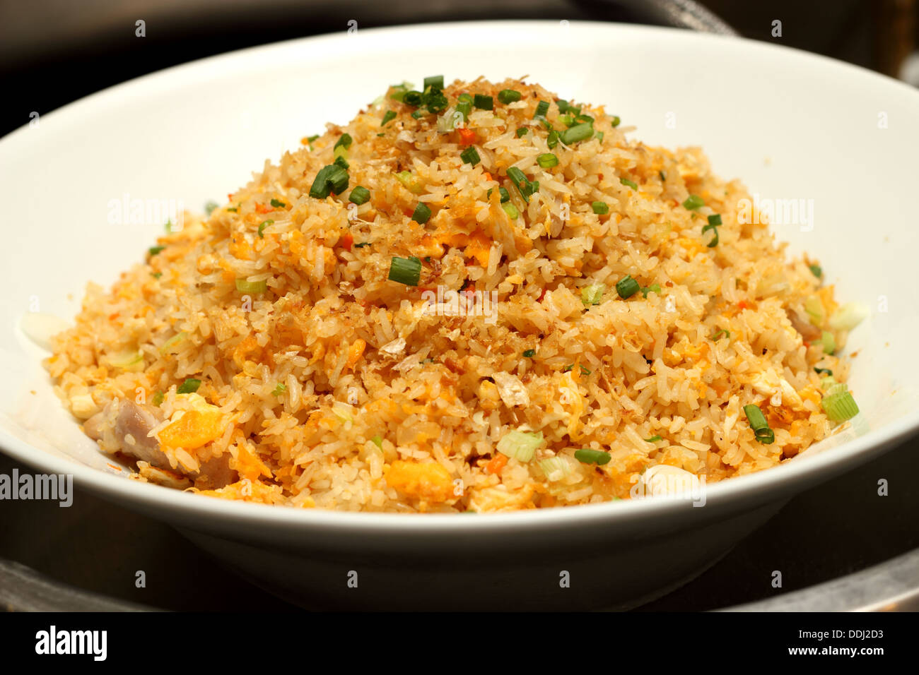 Thai dish of crab fried rice presented Stock Photo - Alamy