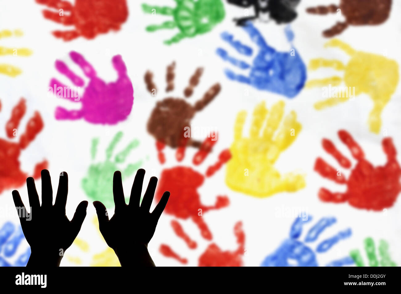 Handprints paint hi-res stock photography and images - Alamy