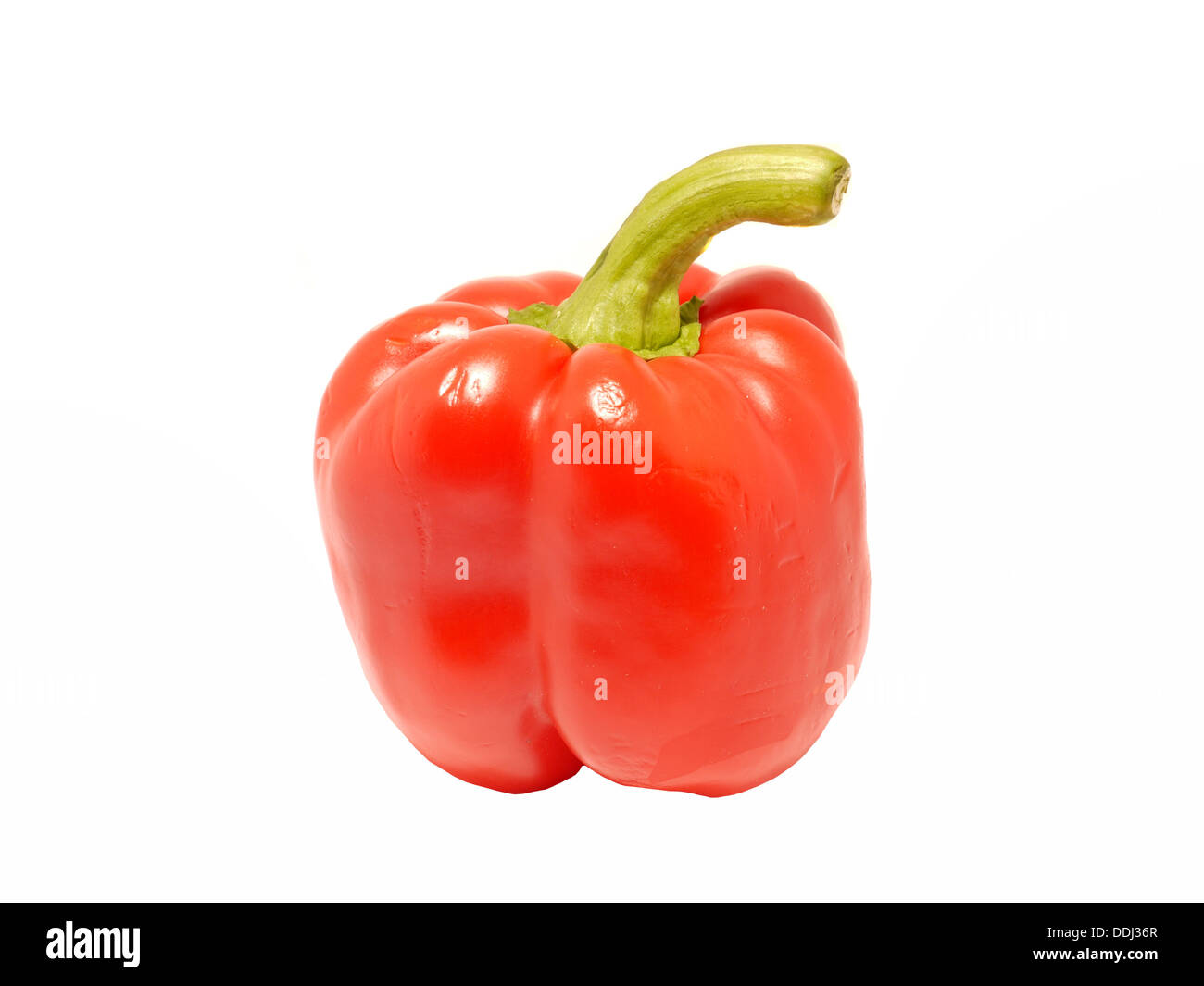 red pepper isolated on white Stock Photo - Alamy