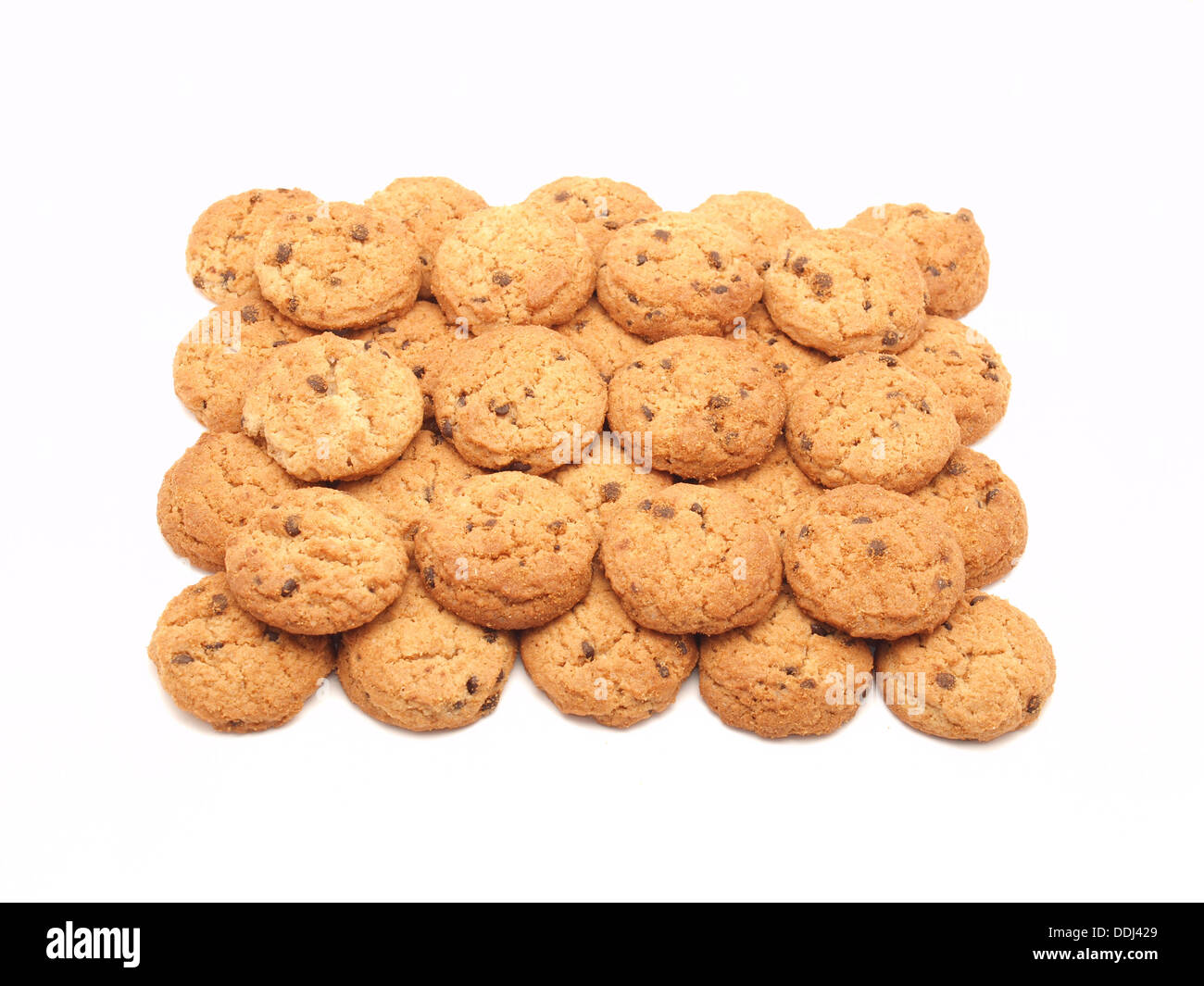 Cookies on a white background Stock Photo - Alamy