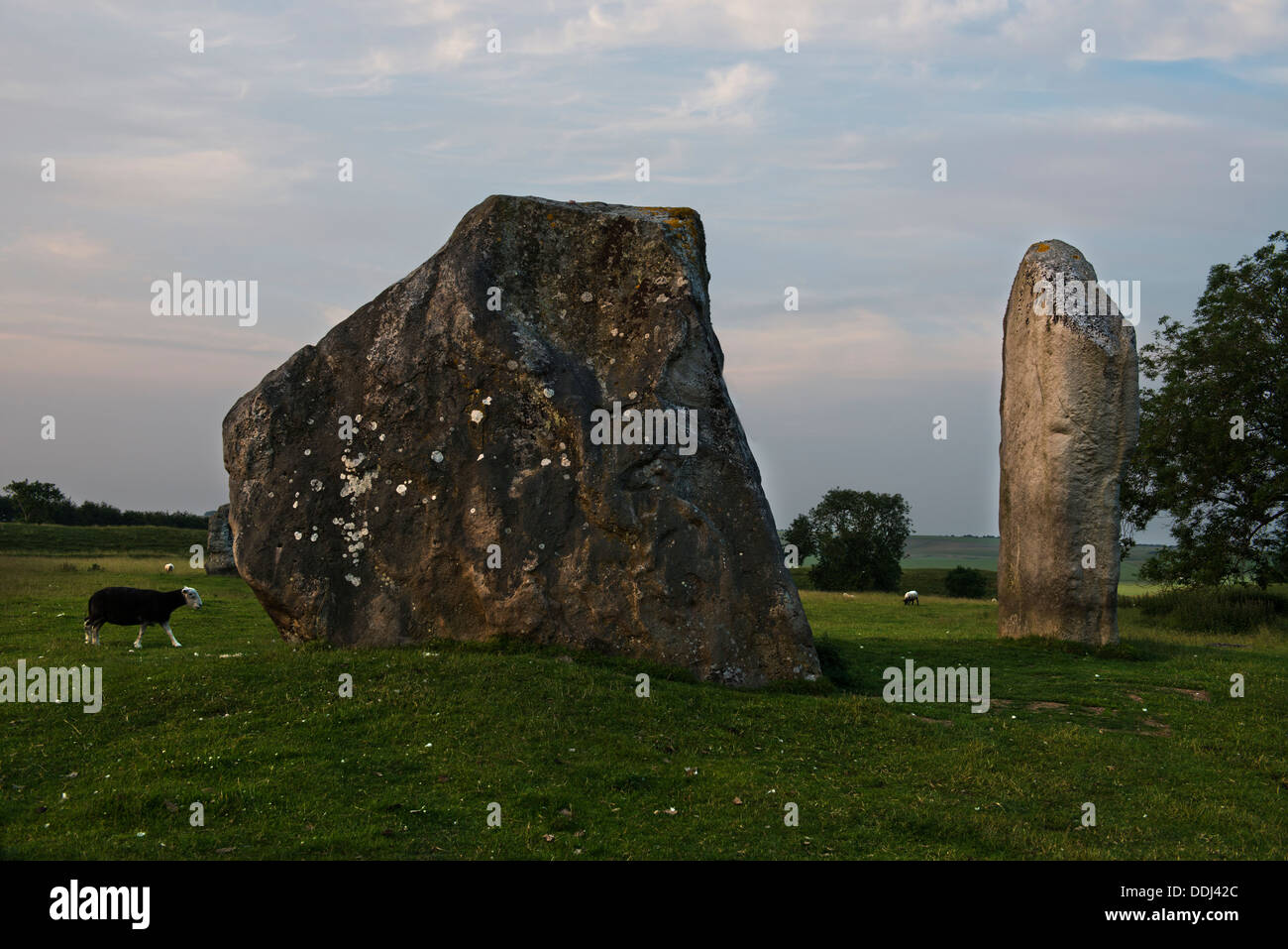 Part of Avebury Stone Circle, Wiltshire. The largest stone circle in ...