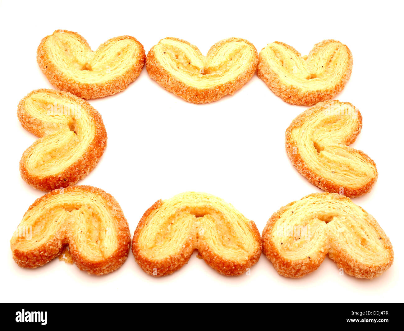 Cookies on a white background Stock Photo - Alamy