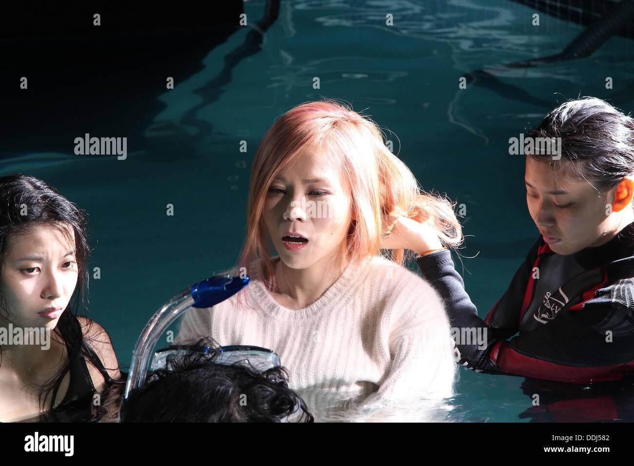 Singer Tanya shoots MV for her new song in Taipei,China on Monday ...