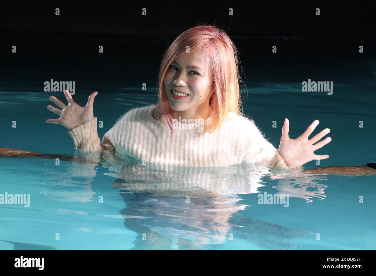 Singer Tanya shoots MV for her new song in Taipei,China on Monday ...