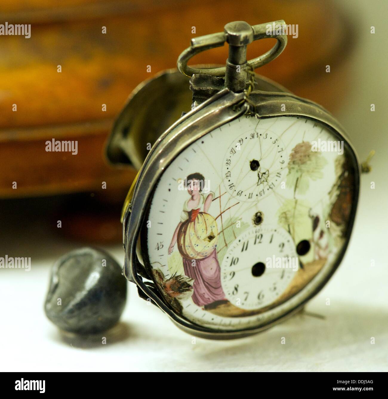 An alarm clock from the time of the Battle of the Nations that was hit ...