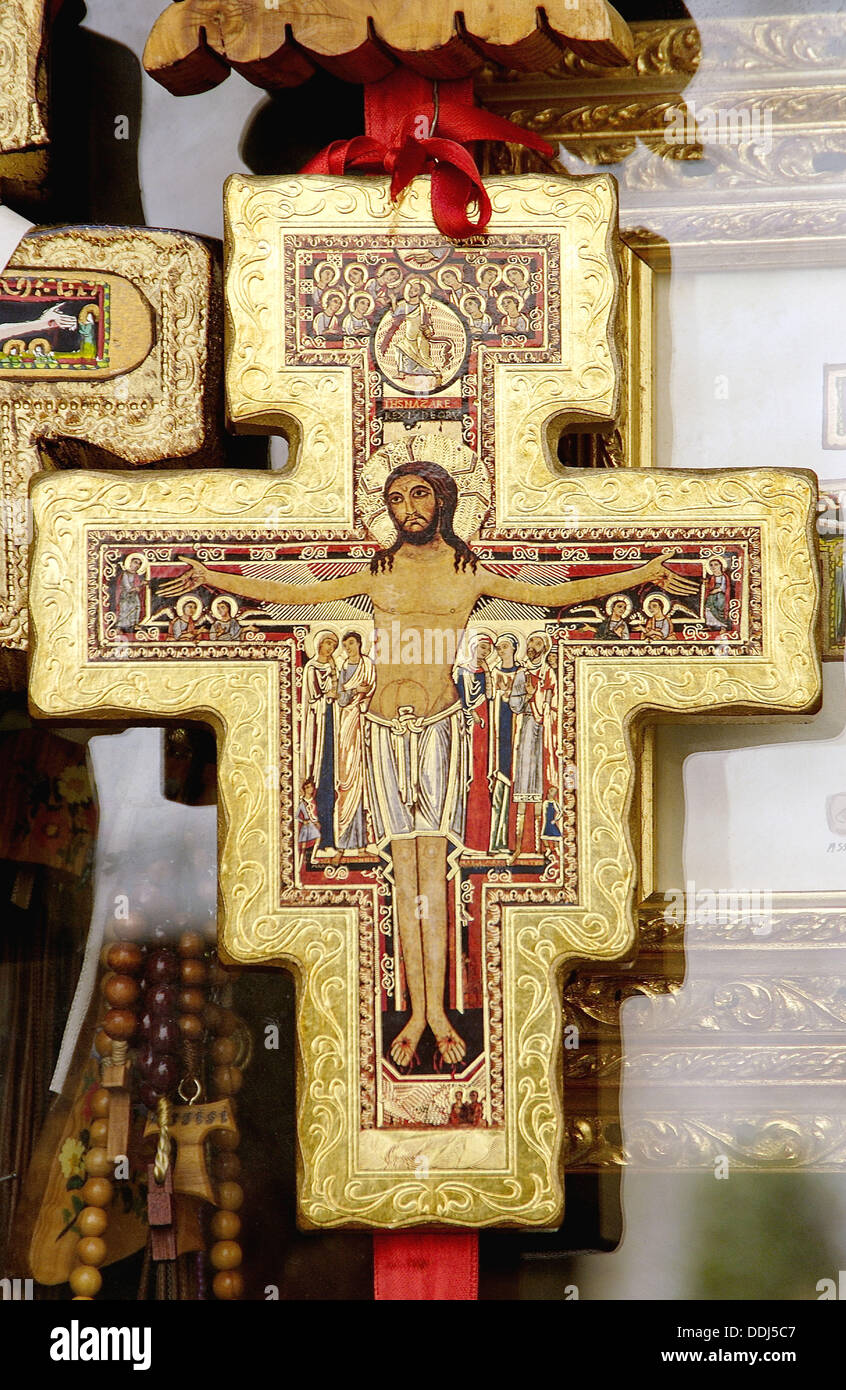 Crucifix assisi umbria hi-res stock photography and images - Alamy