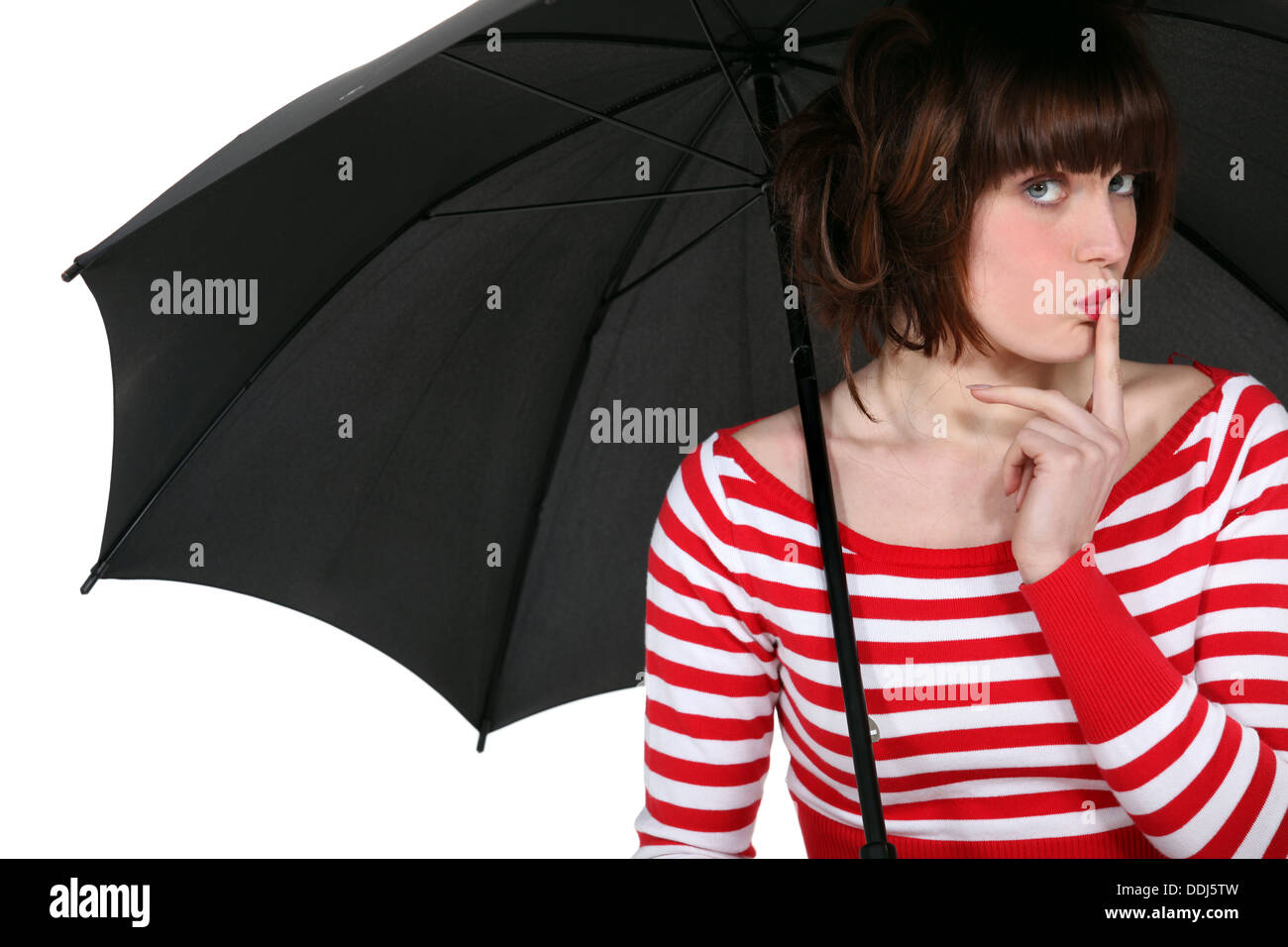 Coy pose hi-res stock photography and images - Alamy