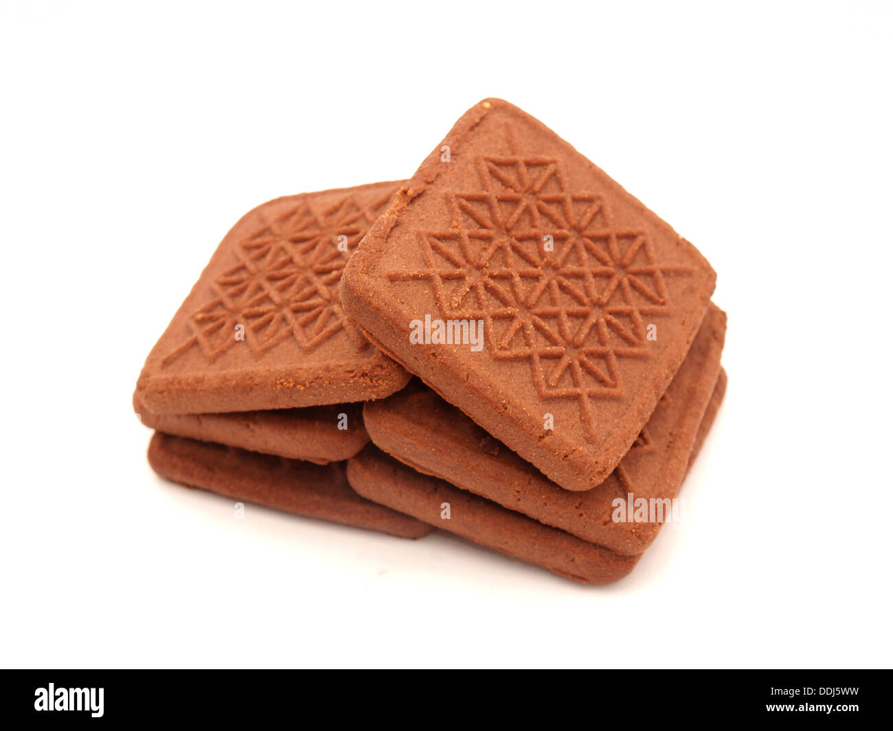 Cookies on a white background Stock Photo - Alamy