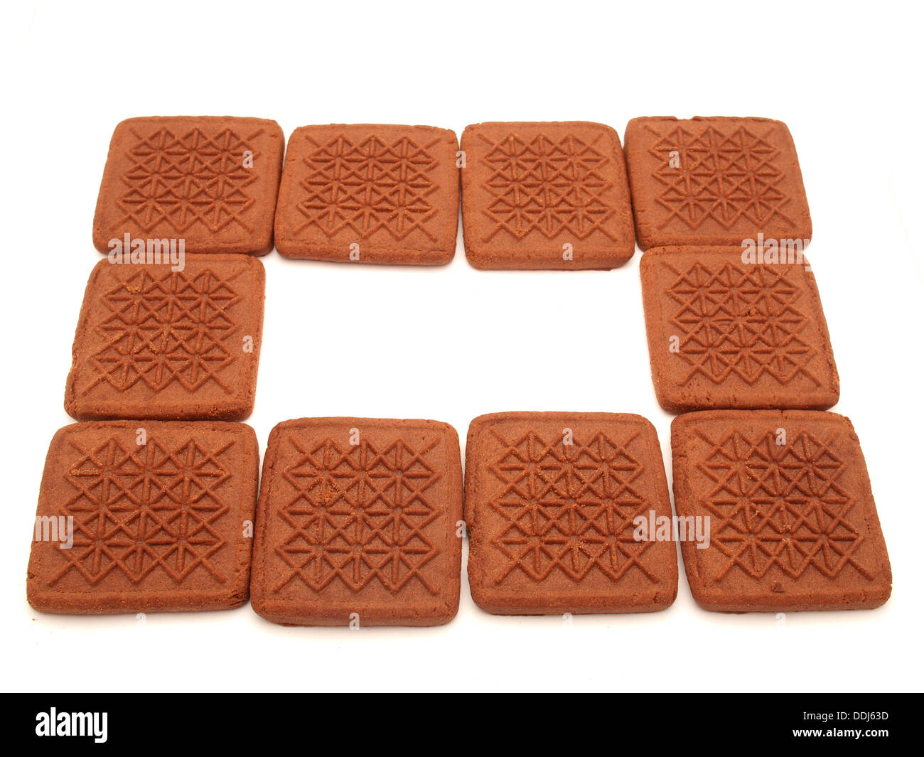 Cookies on a white background Stock Photo - Alamy