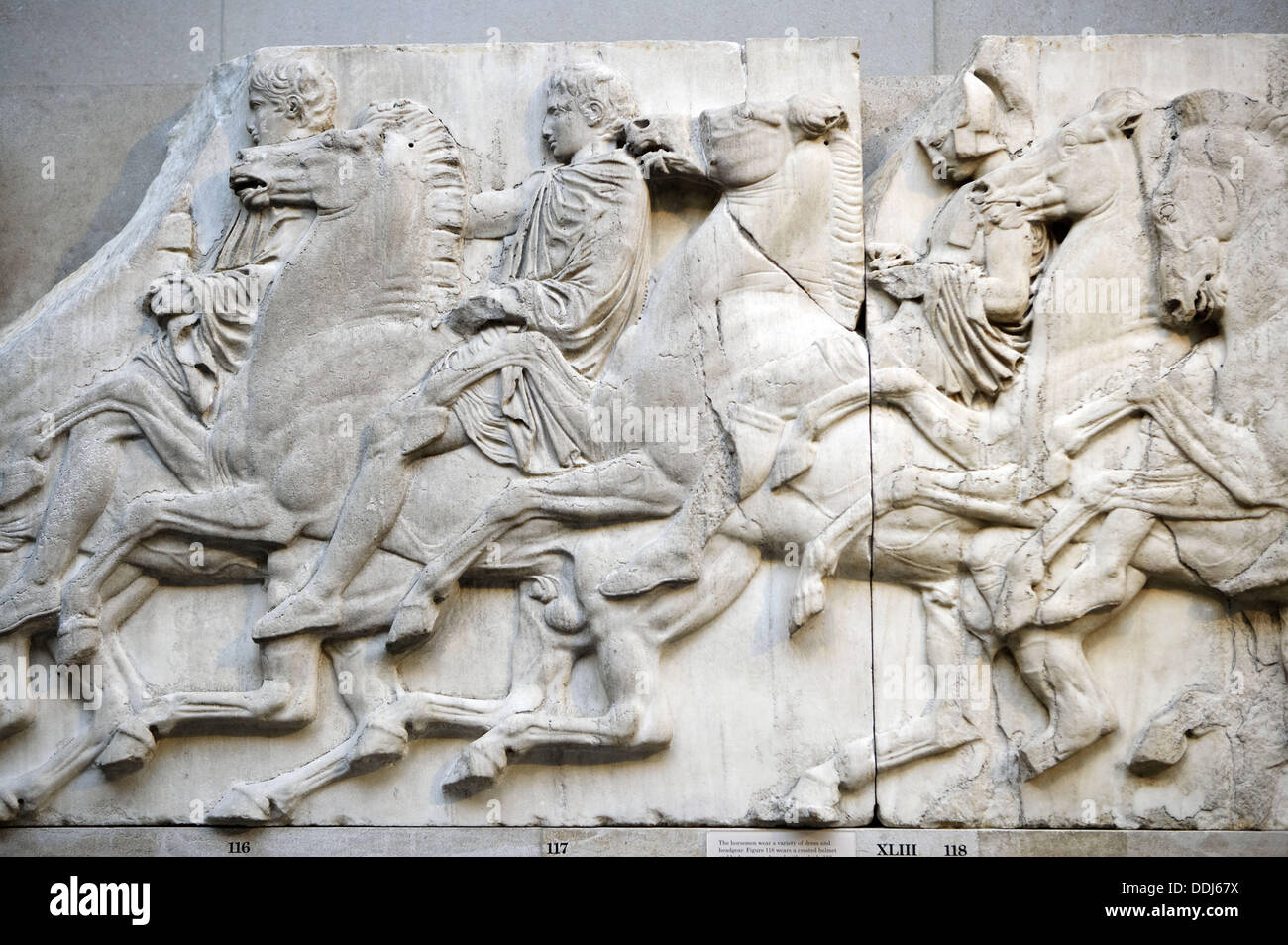 Parthenon frieze west hi-res stock photography and images - Alamy