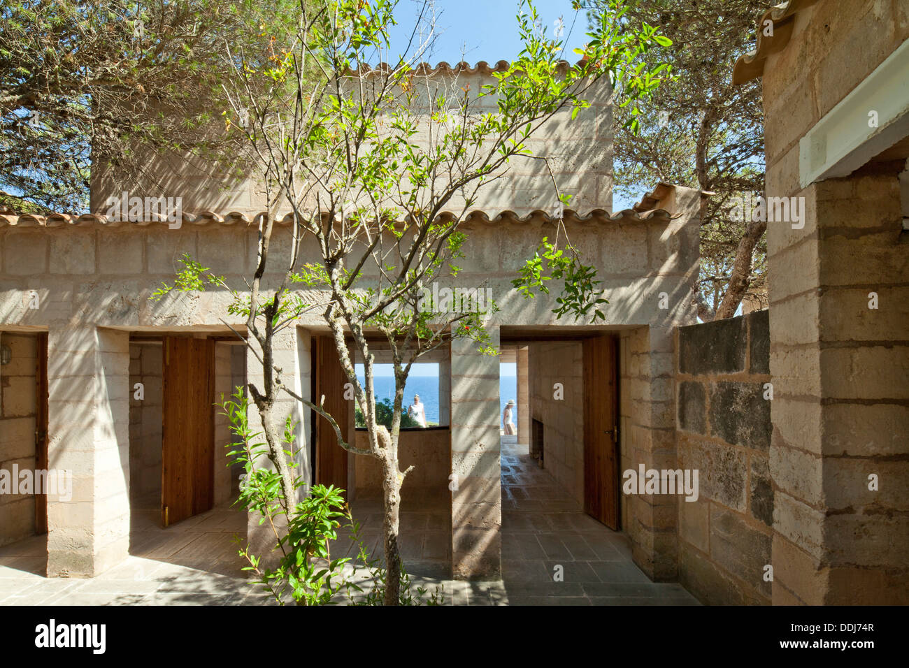Can Lis, Mallorca, Spain. Architect: Utzon, Jorn, 1971. View from ...