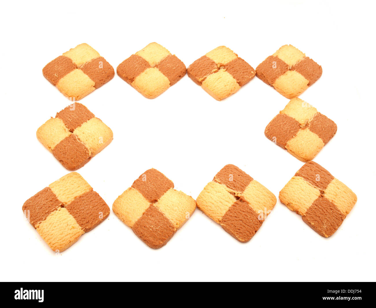 Cookies on a white background Stock Photo - Alamy