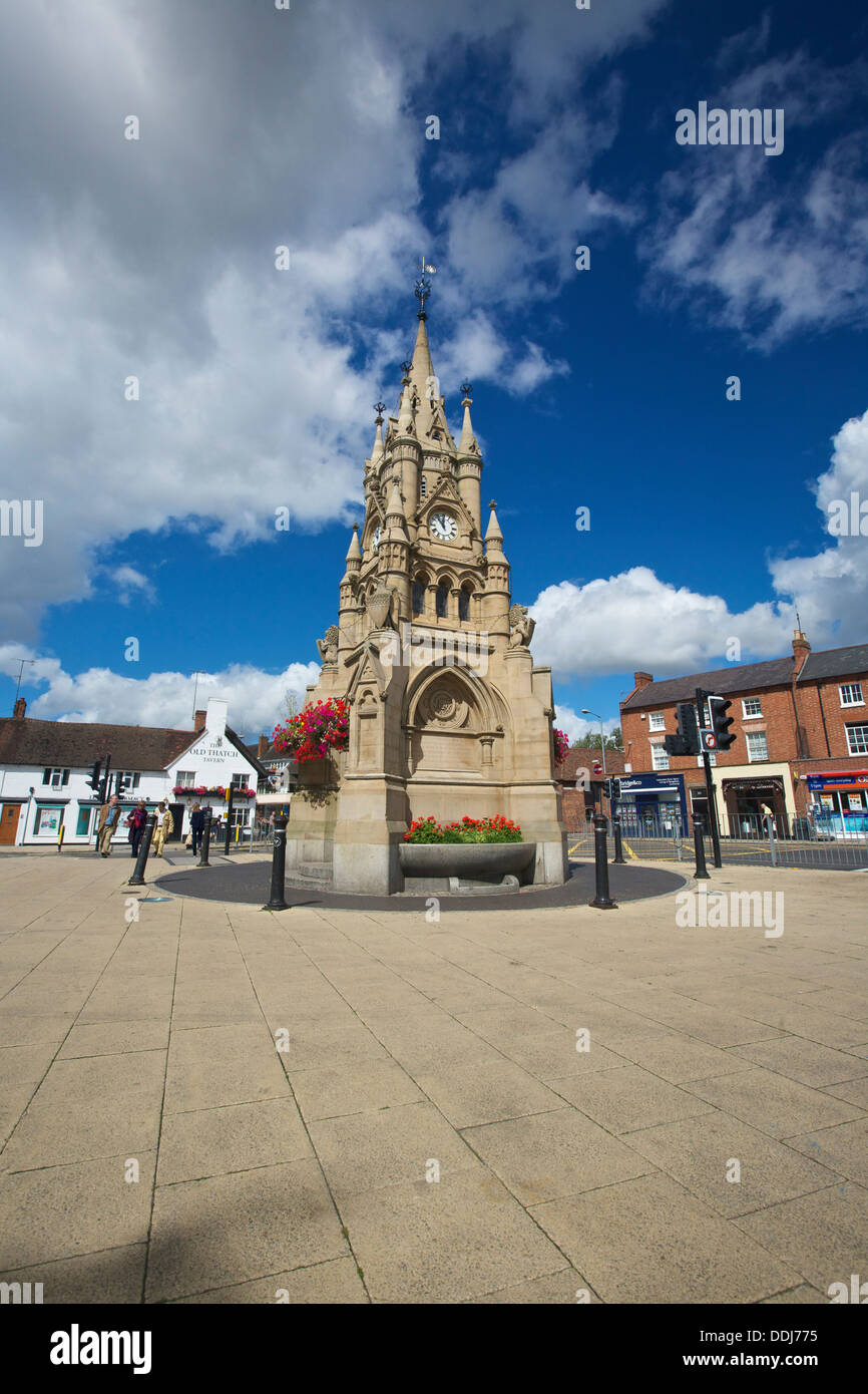 The Shakespeare Memorial Fountain and Clock Tower Stratford upon Avon ...
