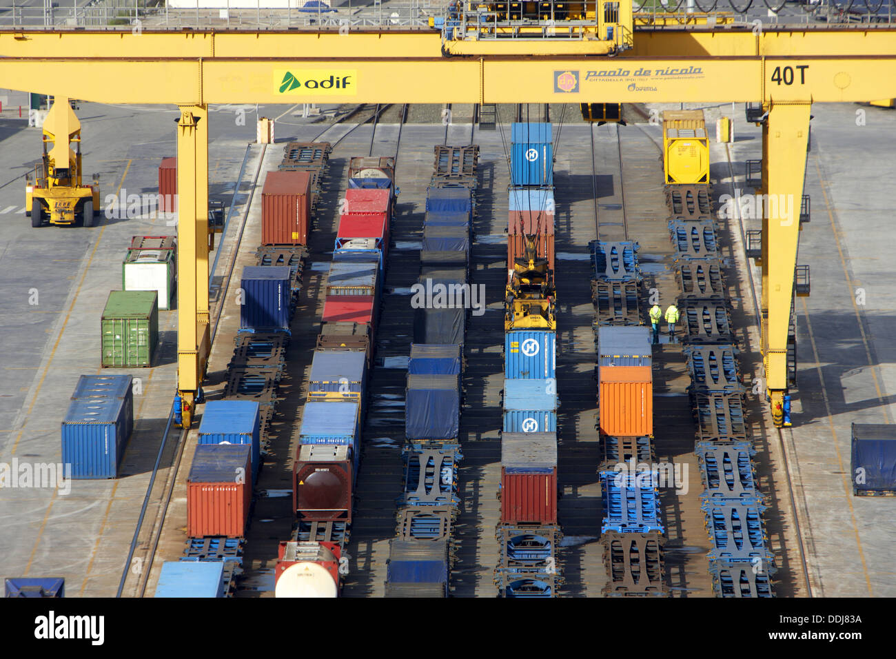 Railroad freight terminal hi-res stock photography and images - Alamy