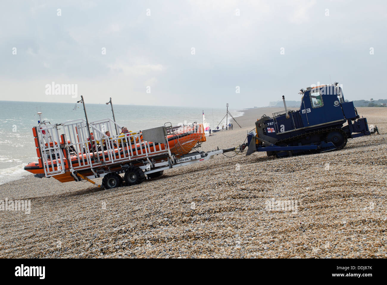 Lifeboat at beach hi-res stock photography and images - Alamy