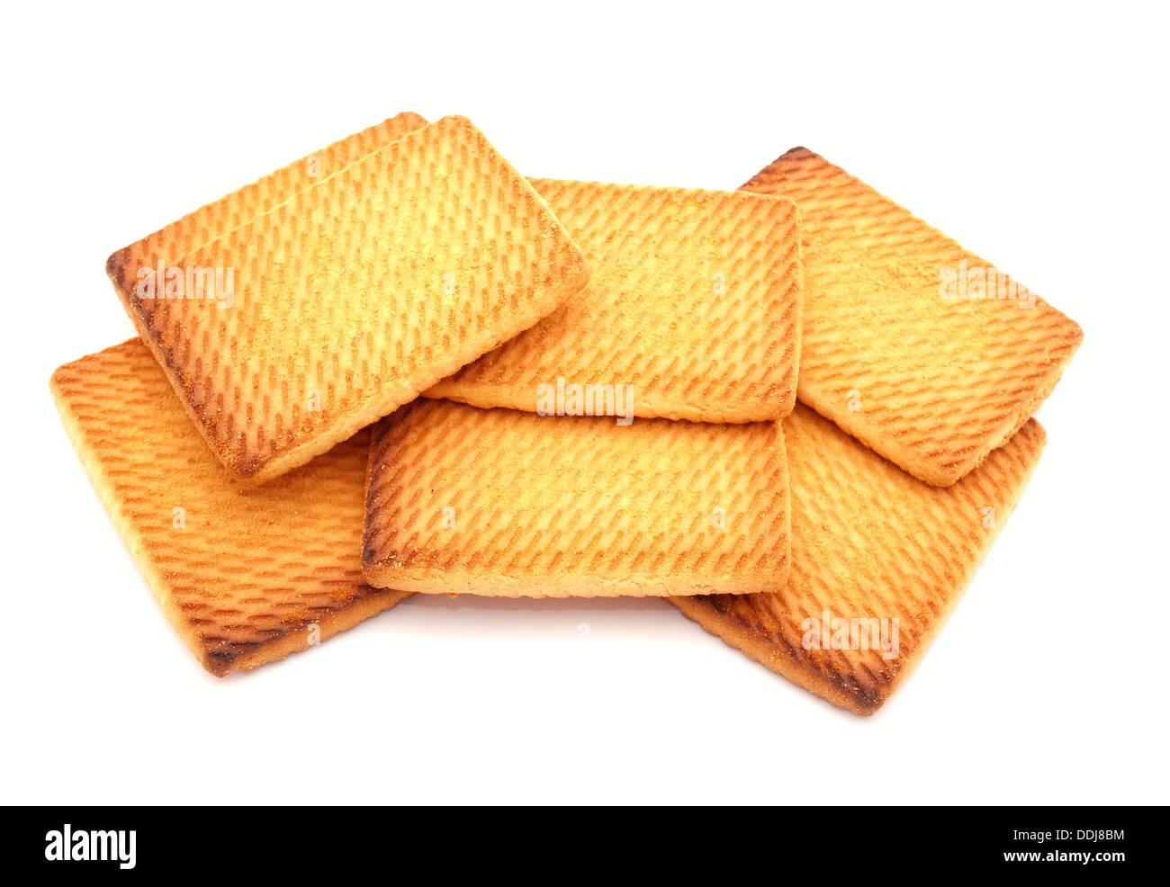 Cookies on a white background Stock Photo - Alamy