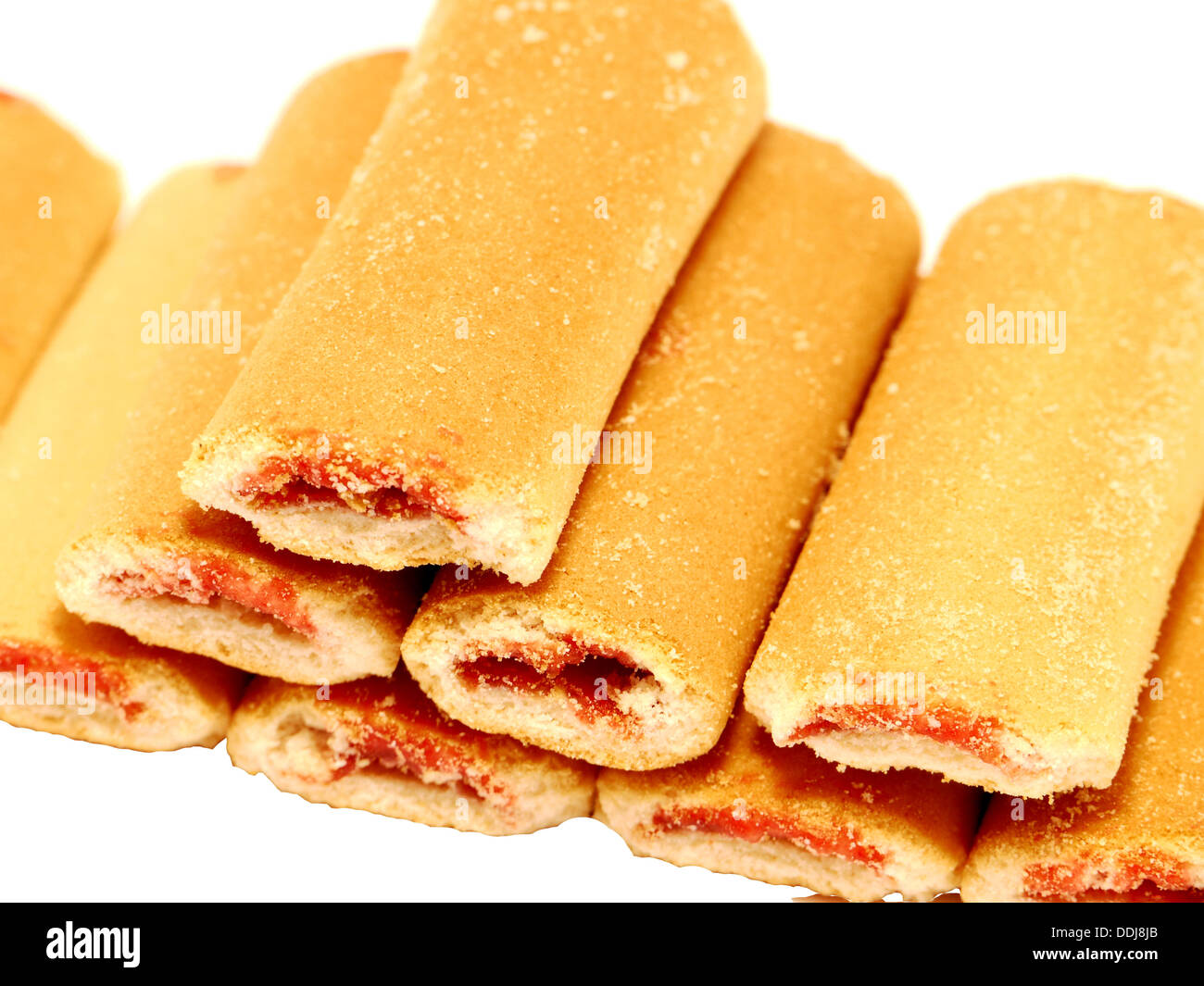Cookies on a white background Stock Photo - Alamy