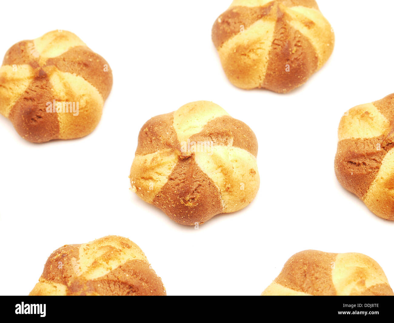 Cookies on white background Stock Photo - Alamy