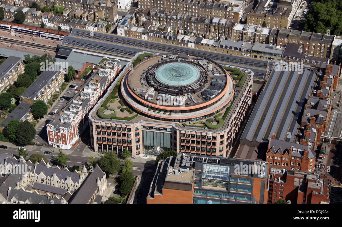 aerial view of Marylebone Station in London NW1 Stock Photo - Alamy