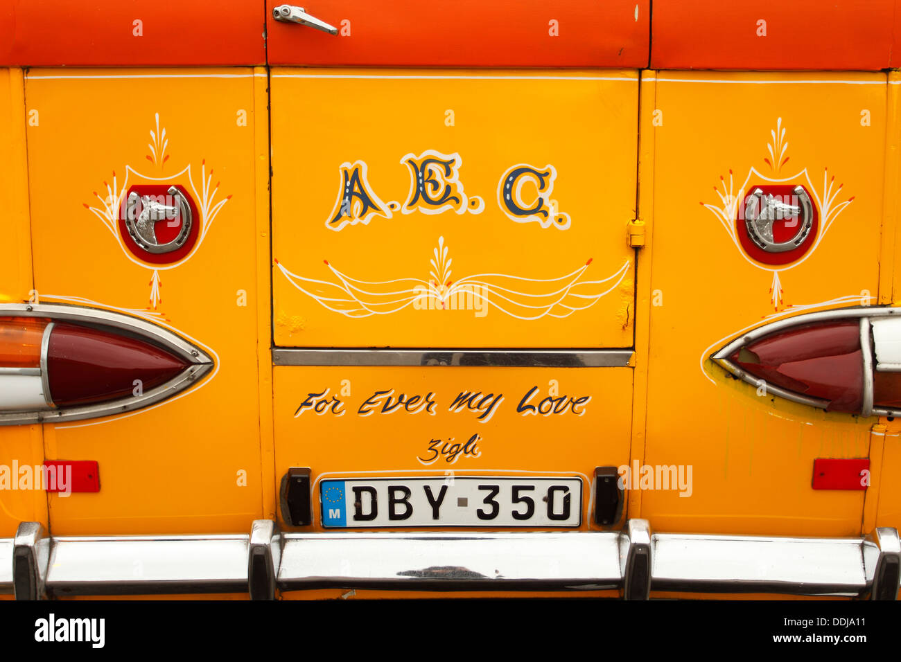 Valletta bus station, Malta Stock Photo - Alamy