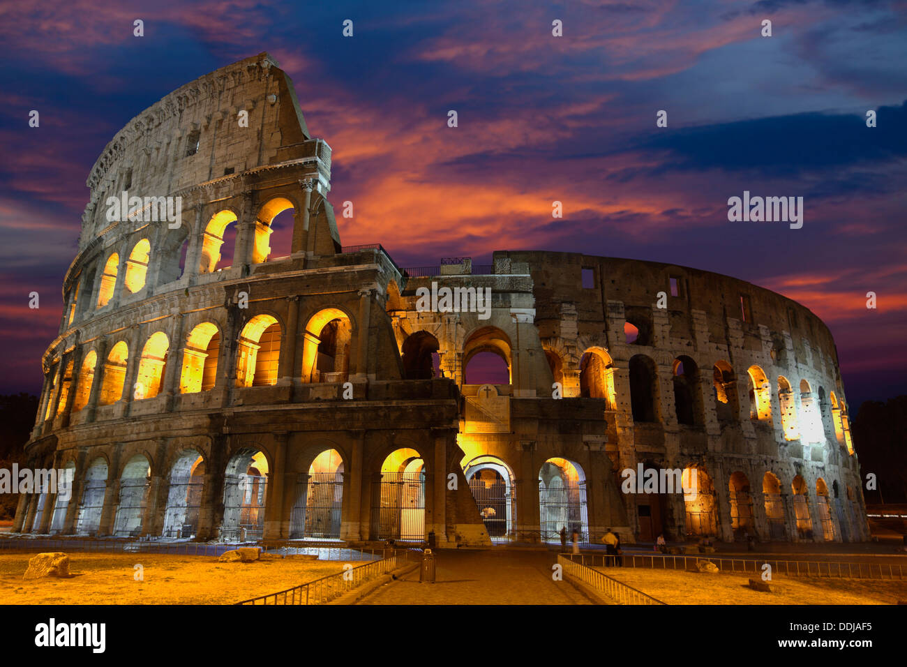 The Colosseum, the world famous landmark in Rome, Italy Stock Photo - Alamy