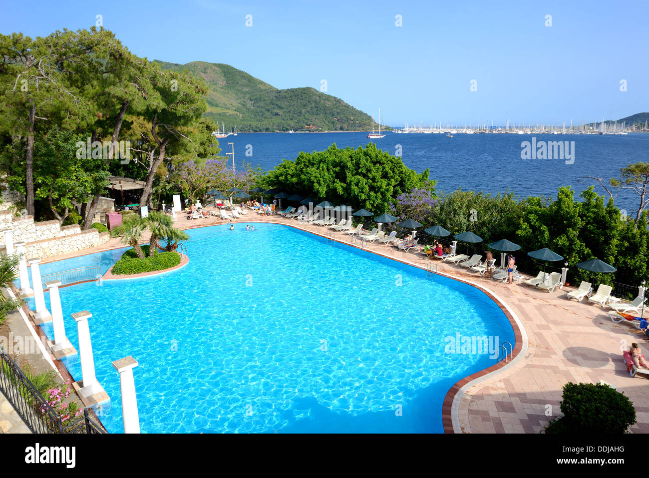 Swimming pool view on yachts hi-res stock photography and images - Alamy