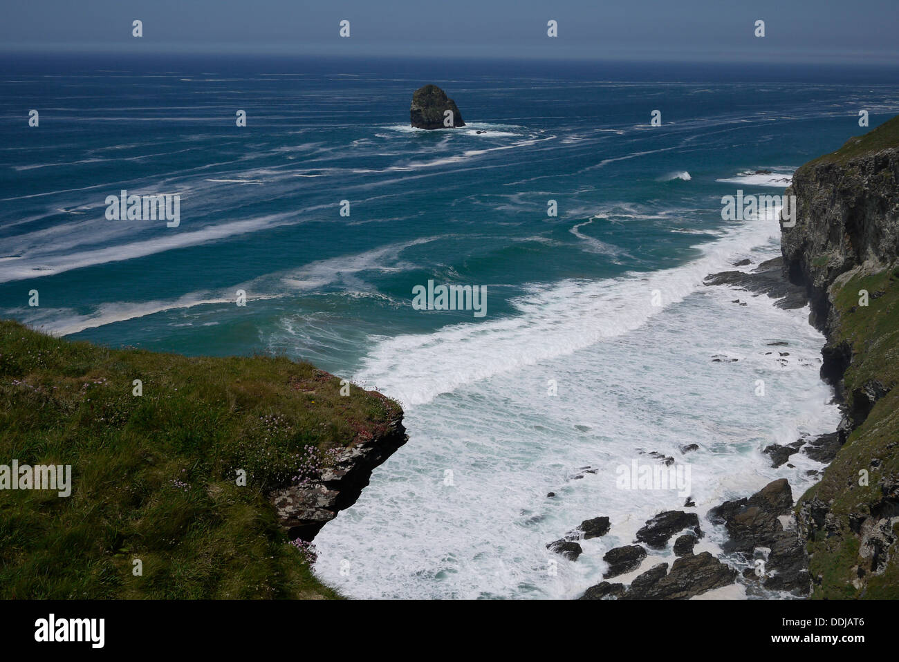 Lye Rock near Tintagel, Cornwall, England, UK Stock Photo - Alamy