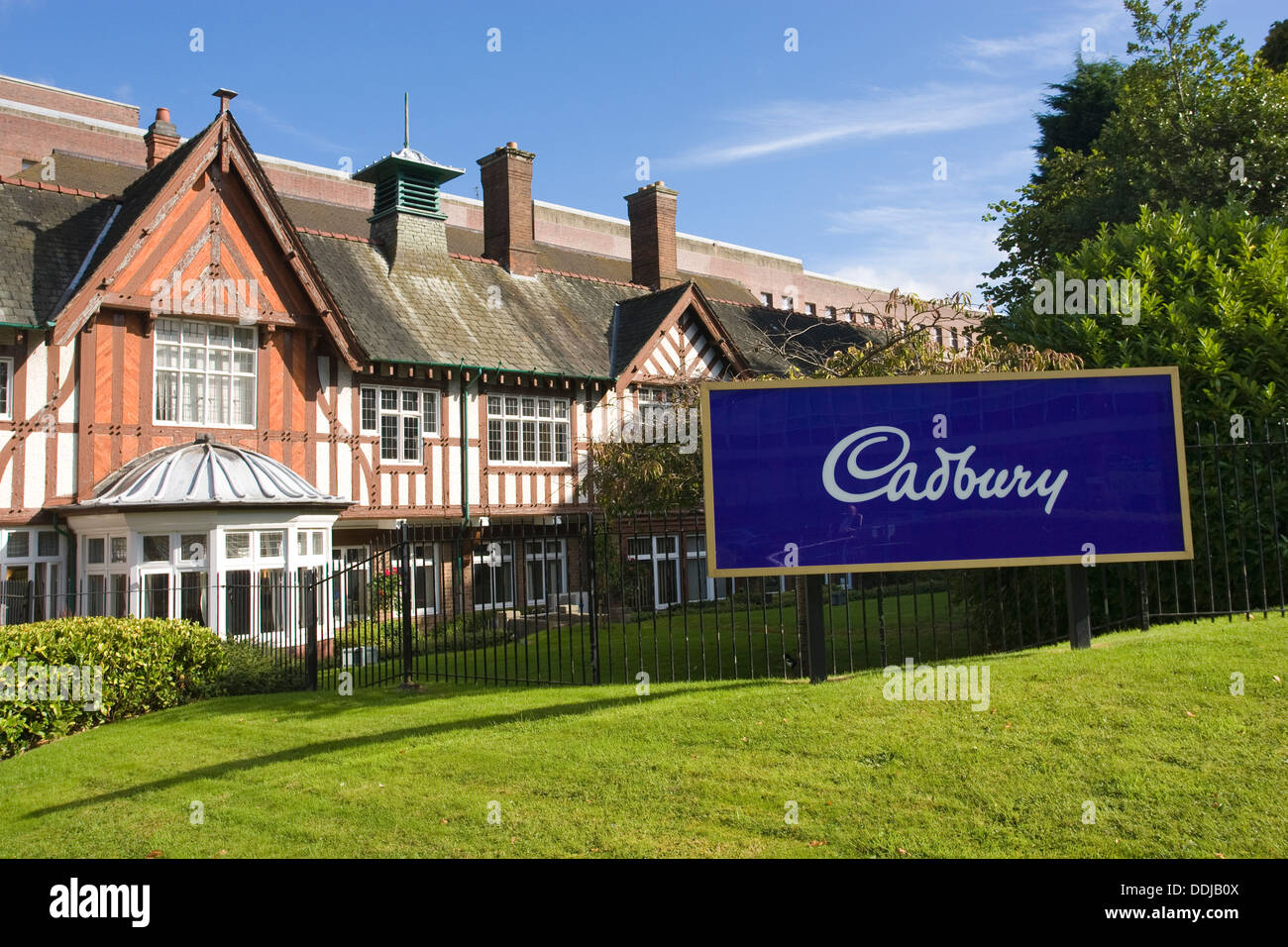 Bournville Village, the home of the Cadbury chocolate factory founded ...