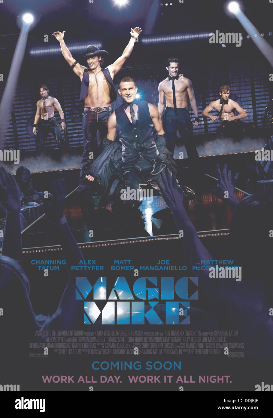 MAGIC MIKE (2012) MATTHEW MCCONAUGHEY, CHANNING TATUM STEVEN SODERBERGH ...