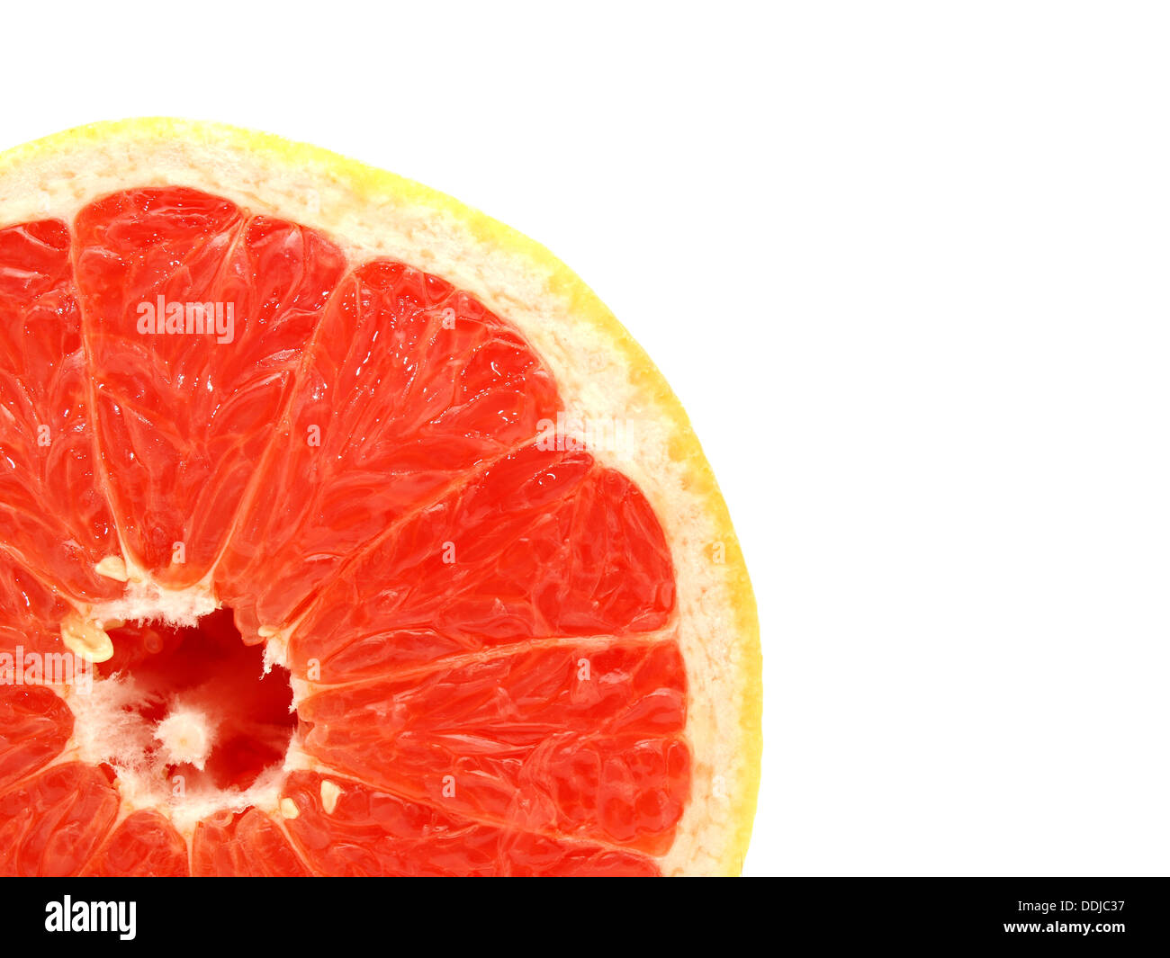 Grapefruit on a white background Stock Photo - Alamy