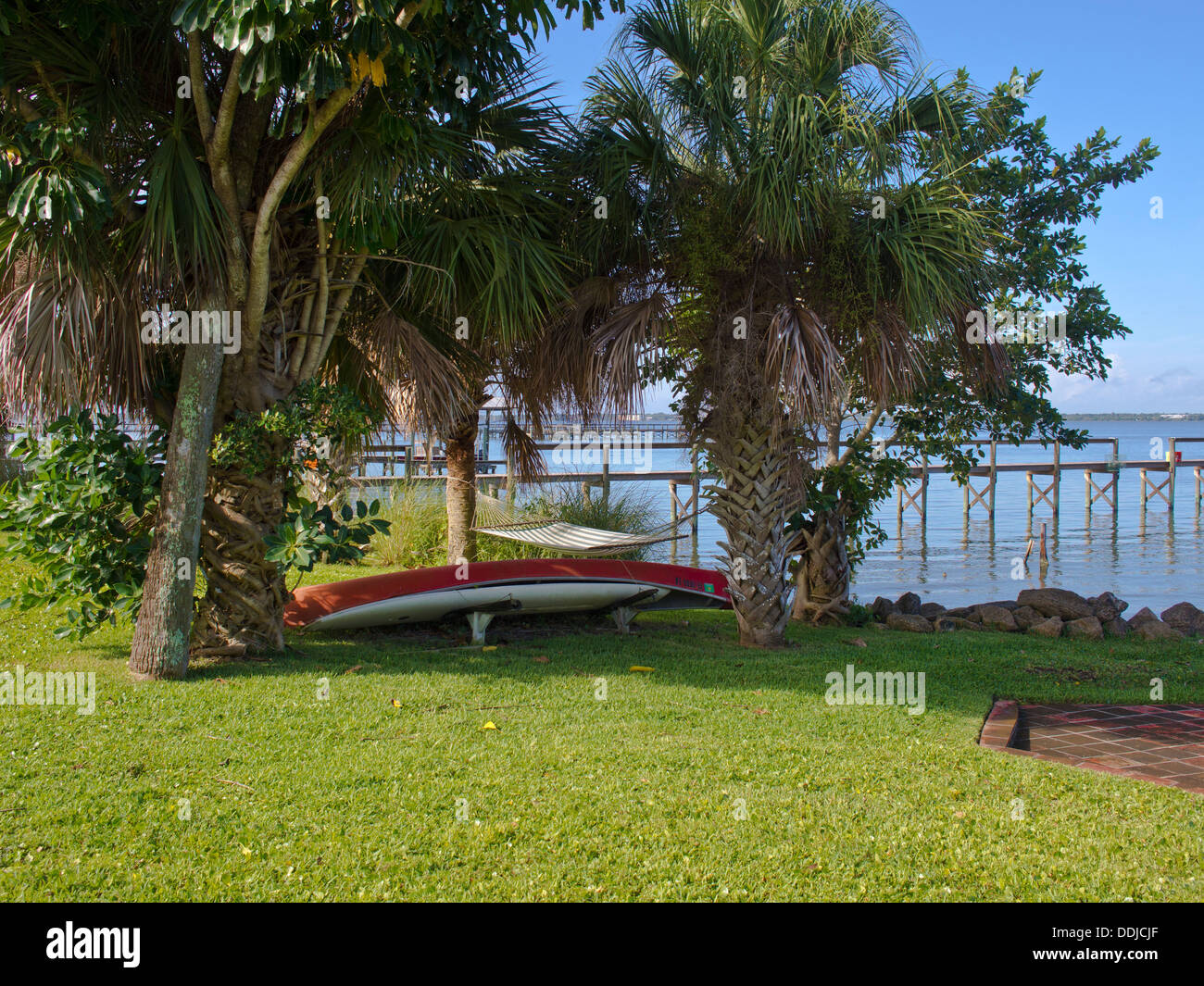 Florida melbourne beach pier fishing hi-res stock photography and ...