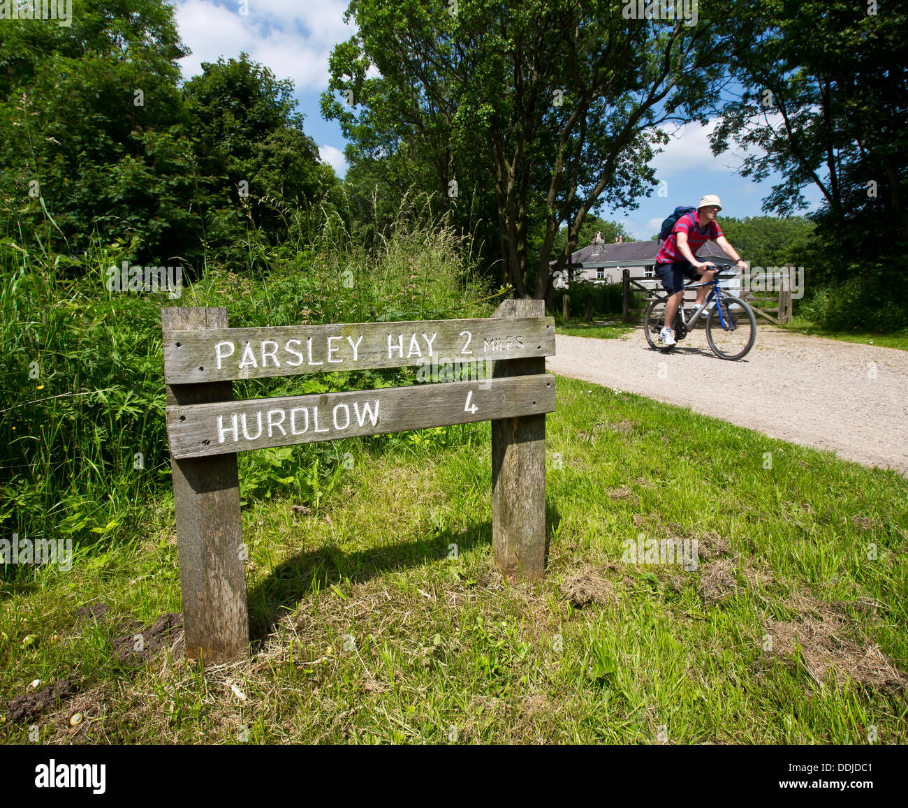 The Tissington Bike Cycle Trail in Derbyshire that runs from Ashbourne ...