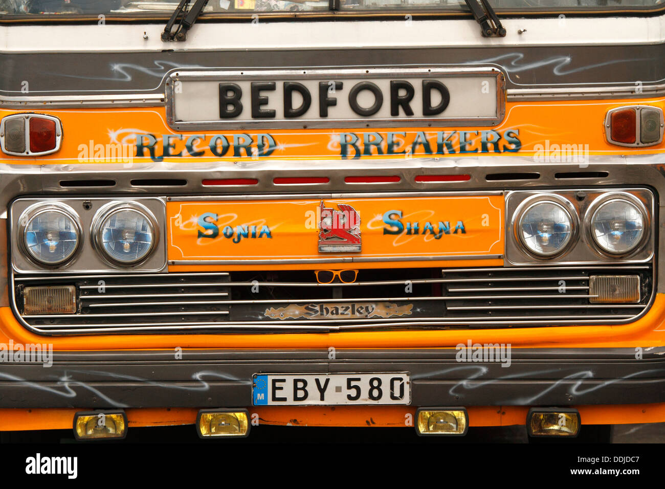 Valletta bus station, Malta Stock Photo - Alamy