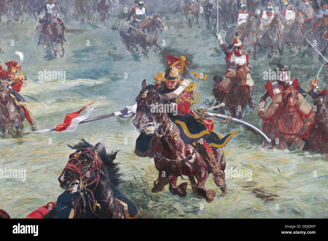 The amazing Panorama canvas painting by Louis Dumoulin in the Panorama ...