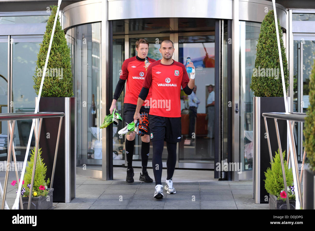 Cardiff, Wales, UK. 3rd September 2013. Wales goalkeepers Boaz Myhill ...