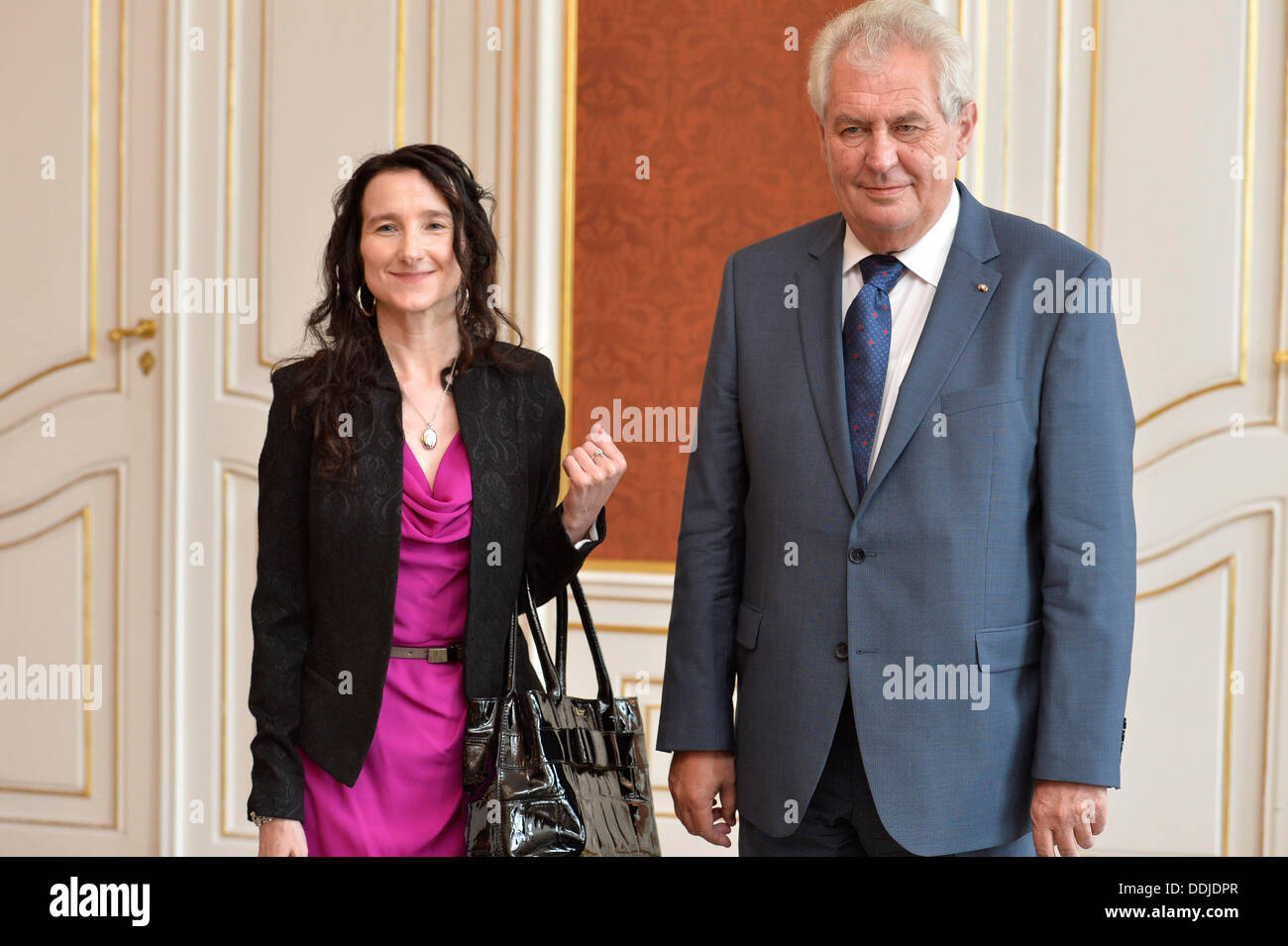 Prague, Czech Republic. 3rd Sep, 2013. British Ambassador Jan Thompson ...