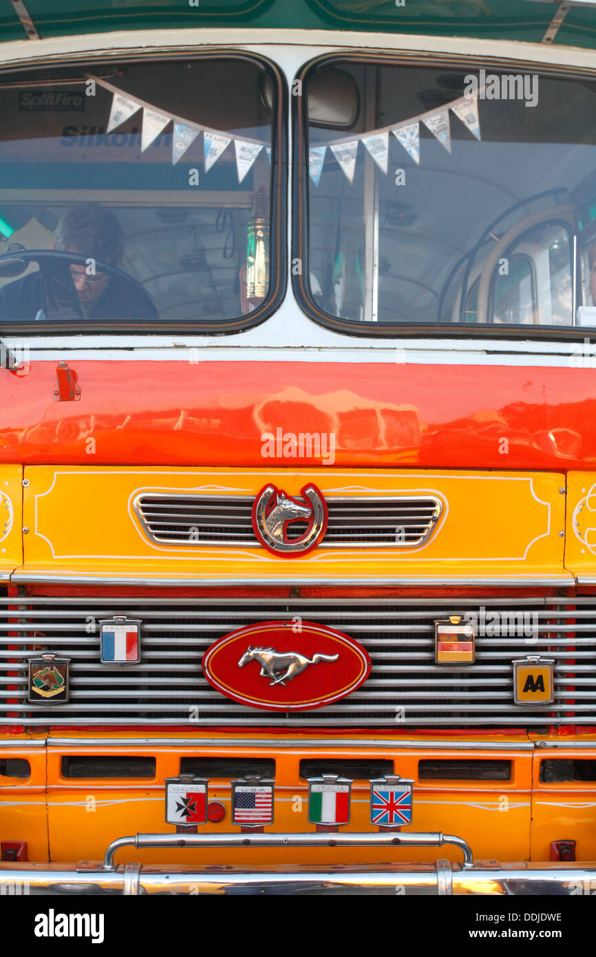 Valletta bus station, Malta Stock Photo - Alamy