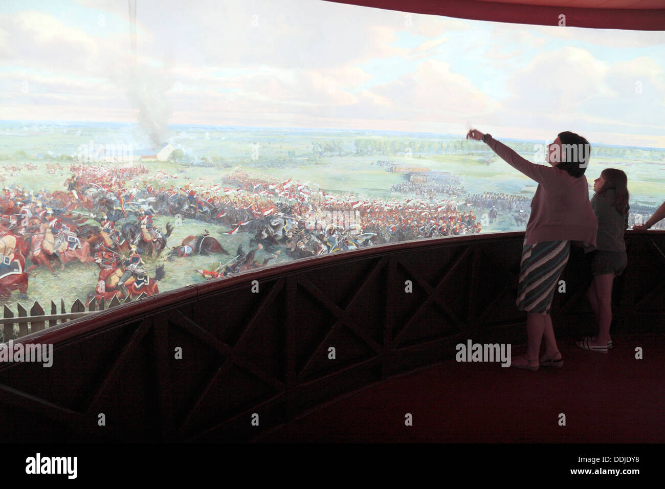 The amazing Panorama canvas painting by Louis Dumoulin in the Panorama ...