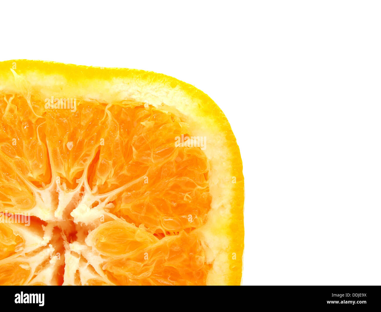 Square orange on a white background Stock Photo - Alamy