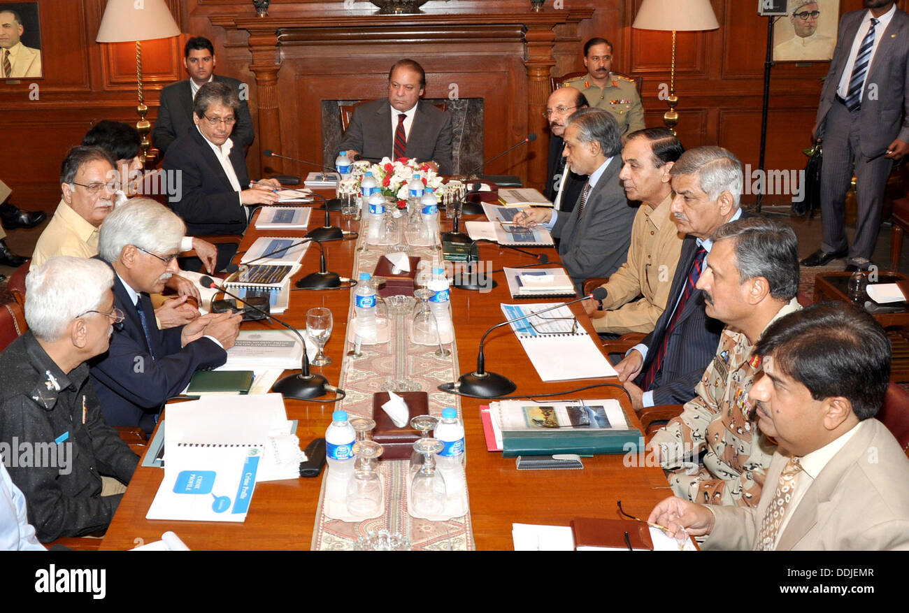 Karachi, Pakistan. 3rd September 2013. Prime Minister Muhammad Nawaz ...