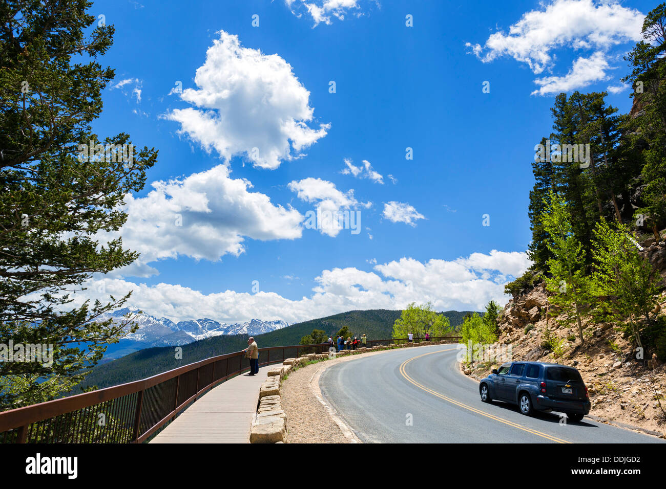 Rocky mountain national park trail ridge road hi-res stock photography ...
