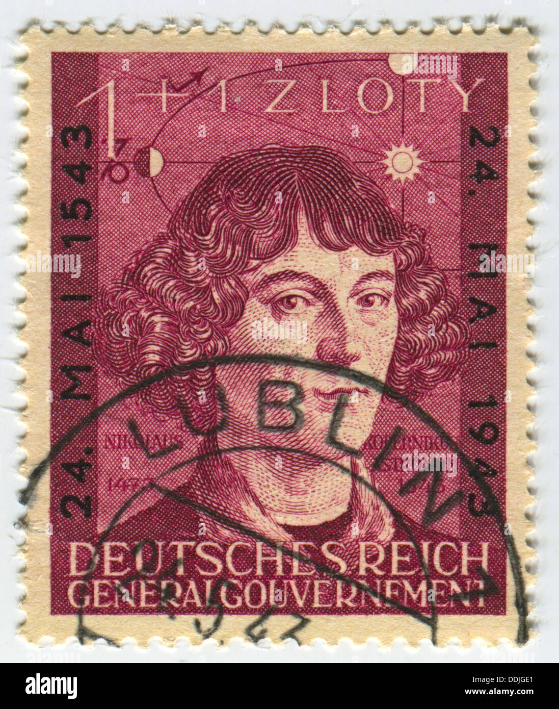 Old Postage Stamp Stock Photo - Alamy