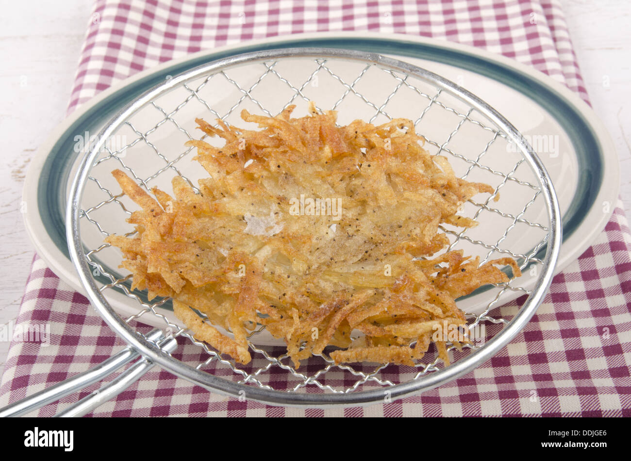freshy baked hash brown is placed on a plate Stock Photo - Alamy
