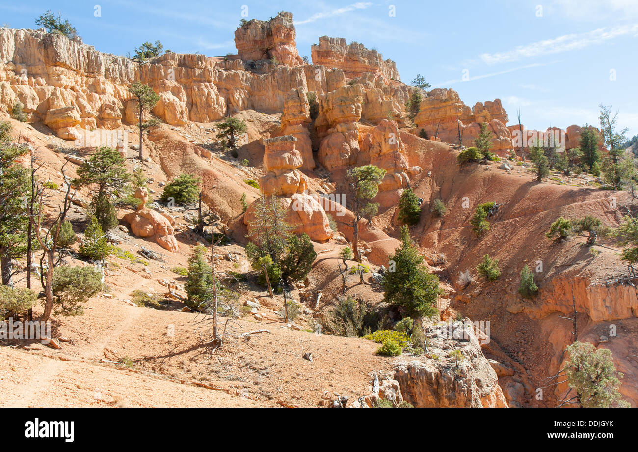 Red Canyon State Park Hiking trail Stock Photo - Alamy