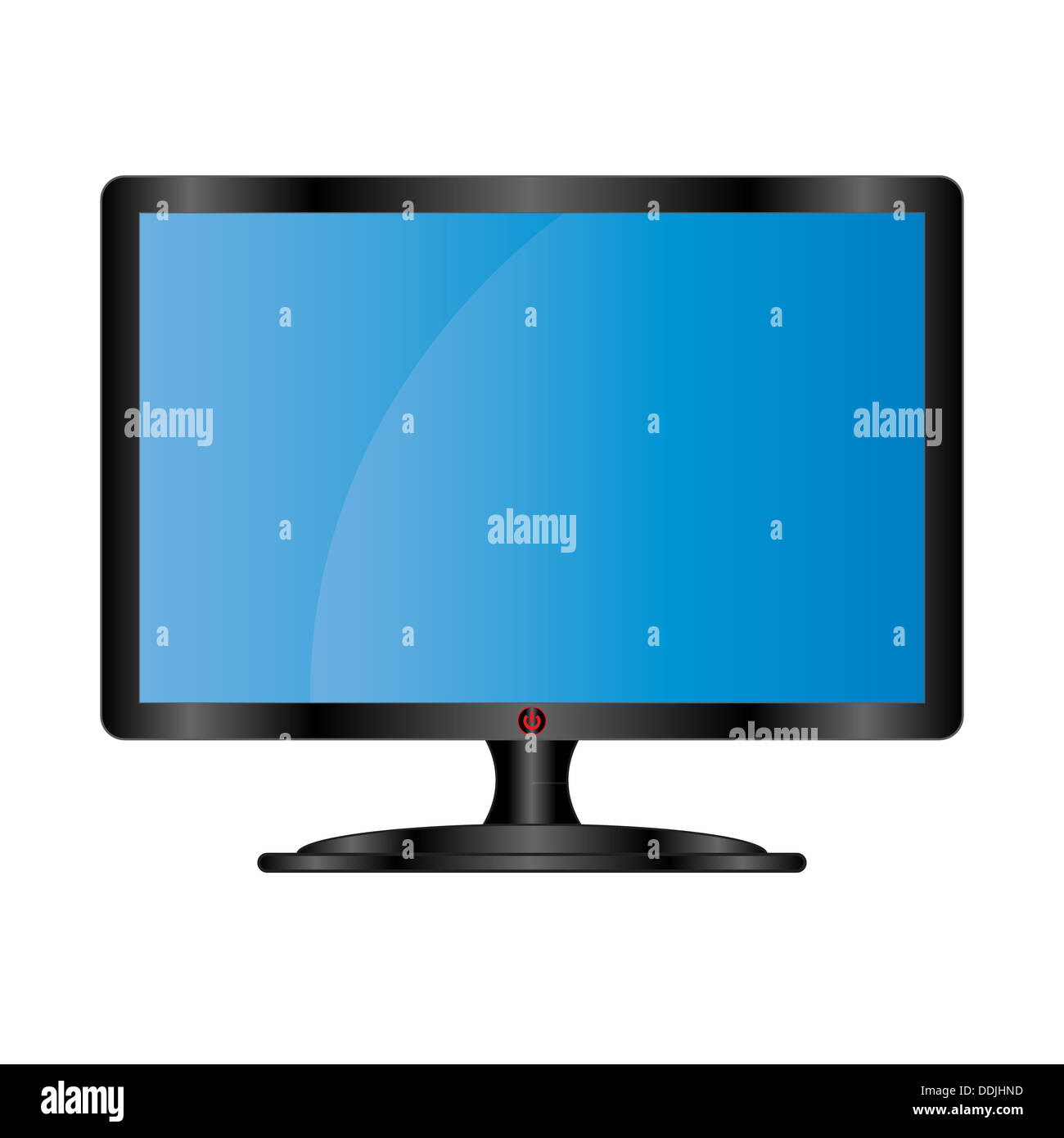 TV flat screen , plasma vector illustration Stock Photo - Alamy
