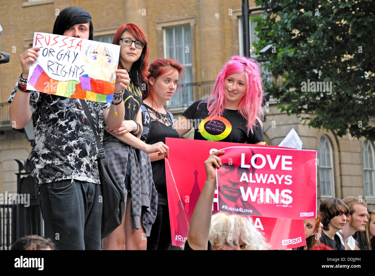 Lgbt protest hi-res stock photography and images - Alamy